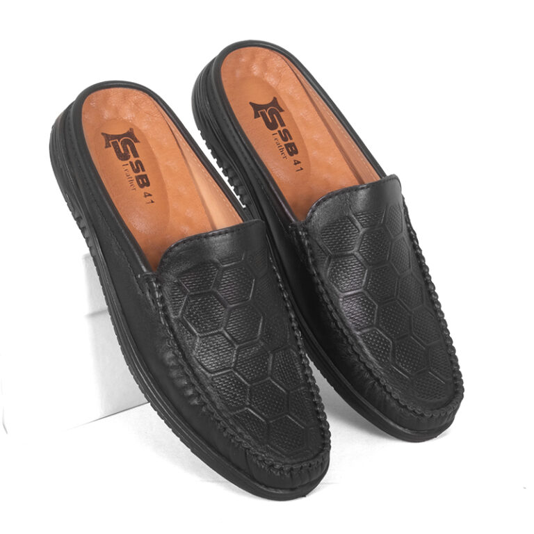 Elegance Medicated Leather Half Shoes SB-S524 | Premium - SSB Leather