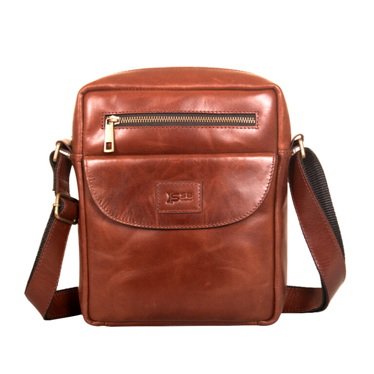 Oil pull Up Leather Messenger Bag SB-MB67 | Premium - SSB Leather