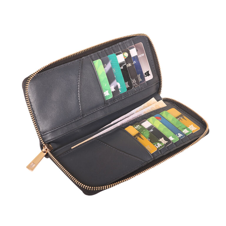 Leather Zipper Hand Purse Bag For Women's SB-W217 | Executive - SSB Leather