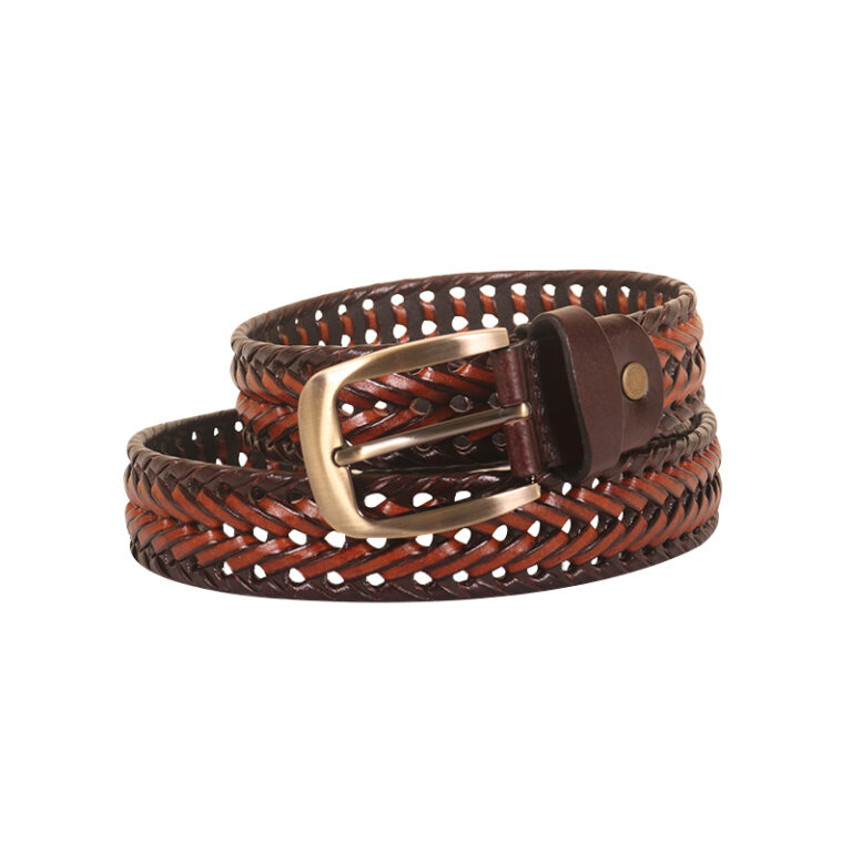 Modern Plaited Leather Belt For Men SB-FB141 | Budget King - SSB Leather