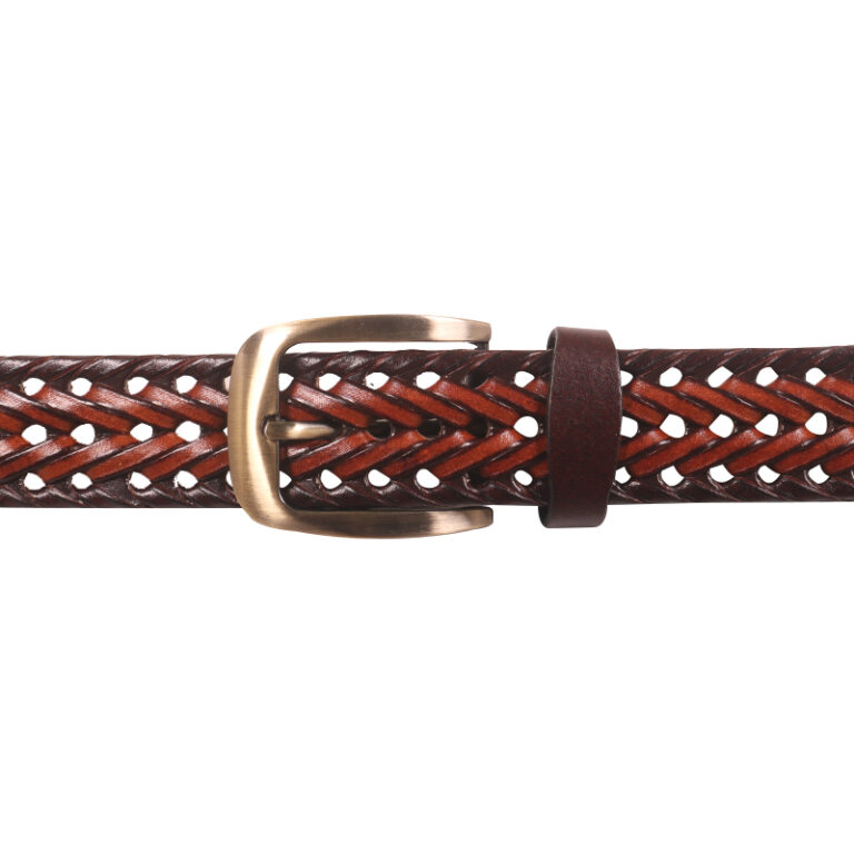 Modern Plaited Leather Belt For Men SB-FB141 | Budget King - SSB Leather