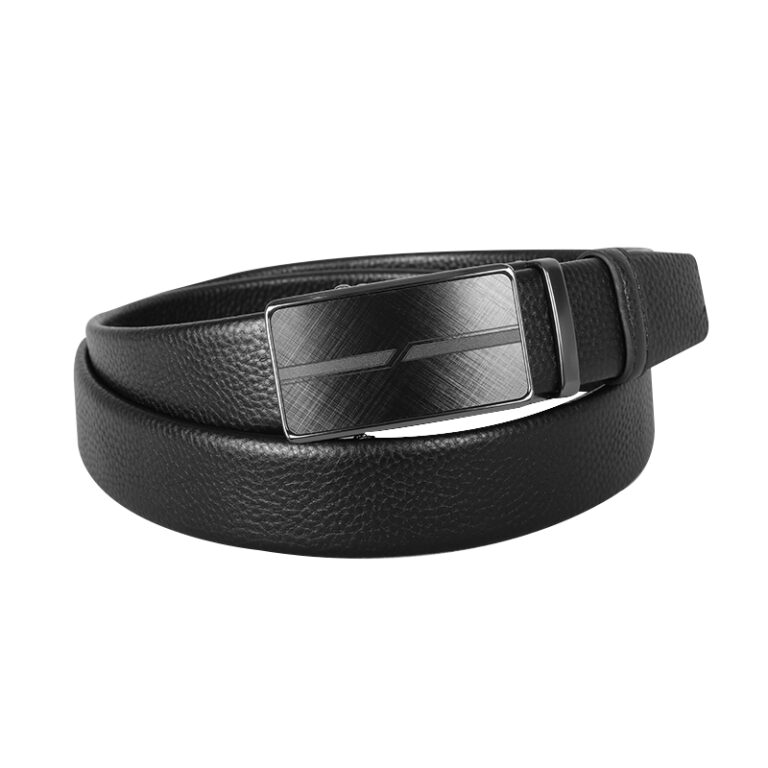Stylish Magic Buckle Leather Gear Belt For Men SB-IB042 - SSB Leather